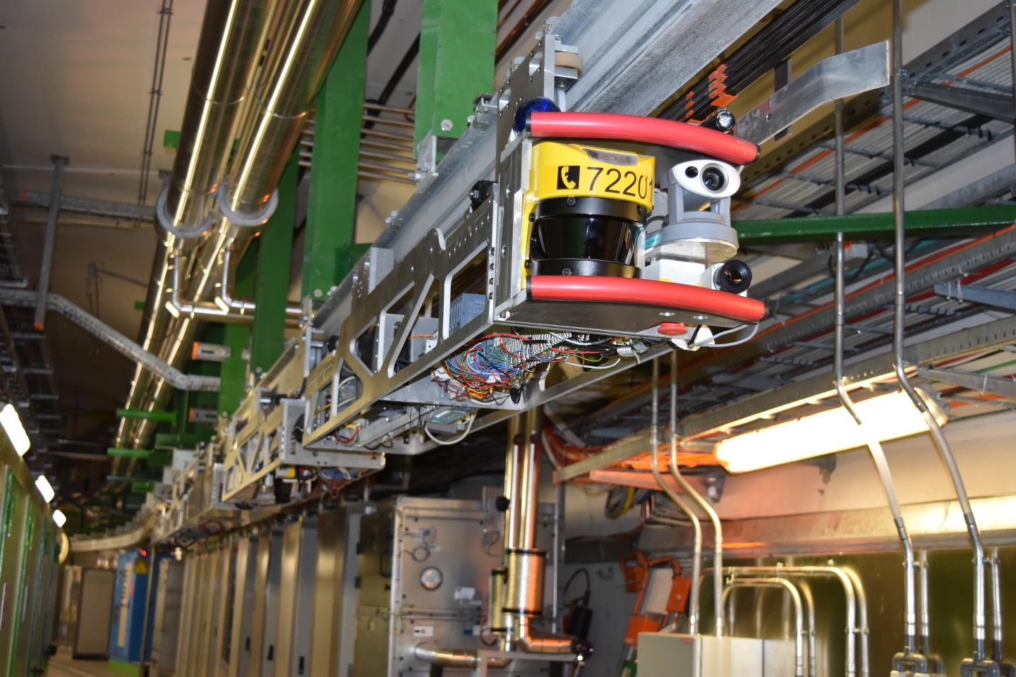 Autonomous monorail for monitoring of underground water pipelines ...